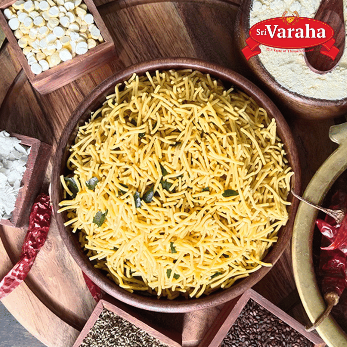 Omapodi Sev - Crunchy South Indian Snack | True Traditions-Sri Varaha Foods